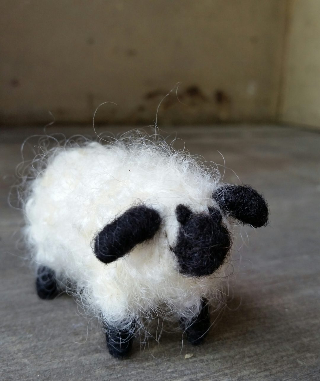 Needle-Felted Wool Sheep with Whispering Wool | South Main Creative